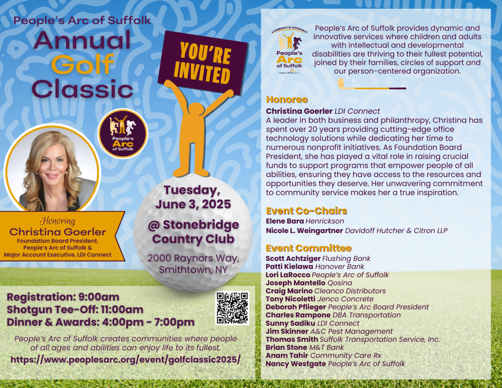 Annual Golf Classic @ Stonebridge Country Club – People's Arc of Suffolk