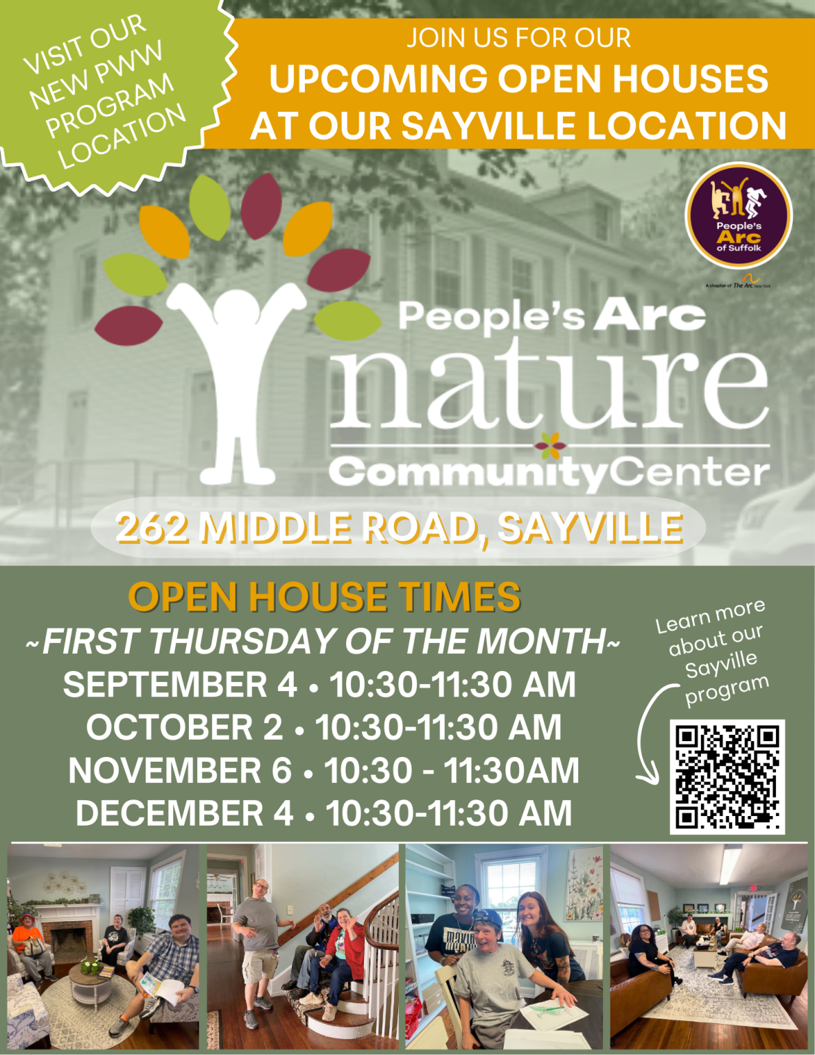 Sayville Program Open House – People's Arc of Suffolk